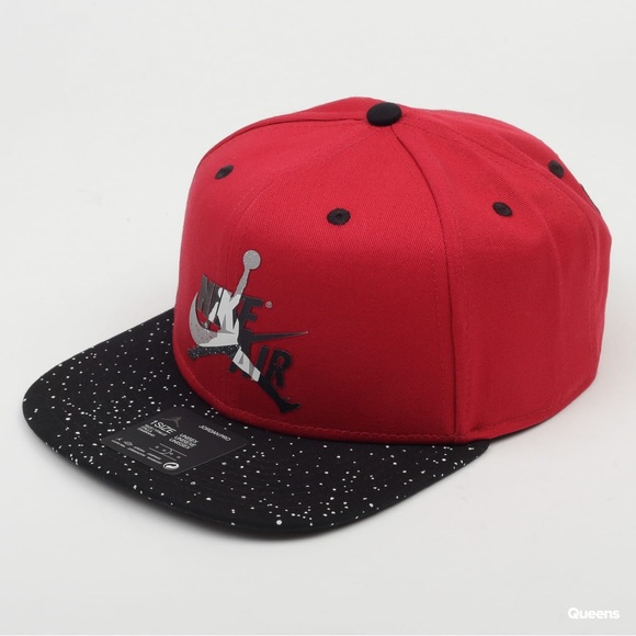 Jordan | Accessories | Nike Air Jordan Pro Jumpman Classics Cement Hat Gym Red Black Nwt ...